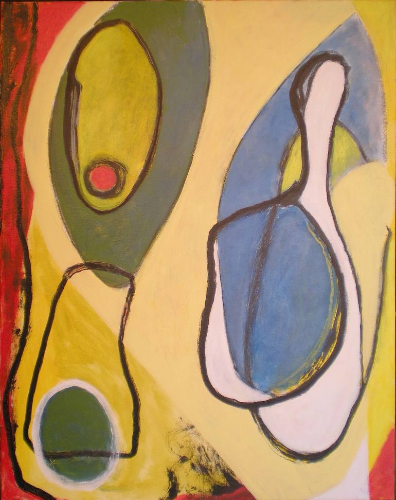 Archaic Things Painting by Karen Fisher | Saatchi Art