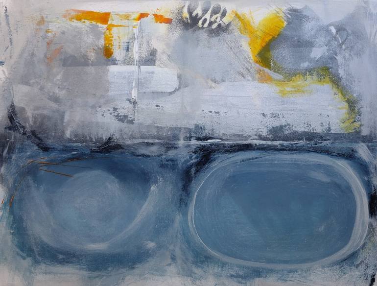 A Walk by the Boatyard Painting by Andrew Herridge | Saatchi Art