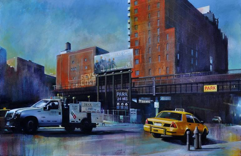 The High Line , Chelsea Painting by carl henderson | Saatchi Art