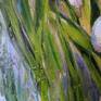 landscape, still life, tigridia, iris Flower Landscape. Painting by ...