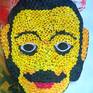 Sri Lankan Traditional Mask with Mix media (Arachchi Kolama) Painting ...