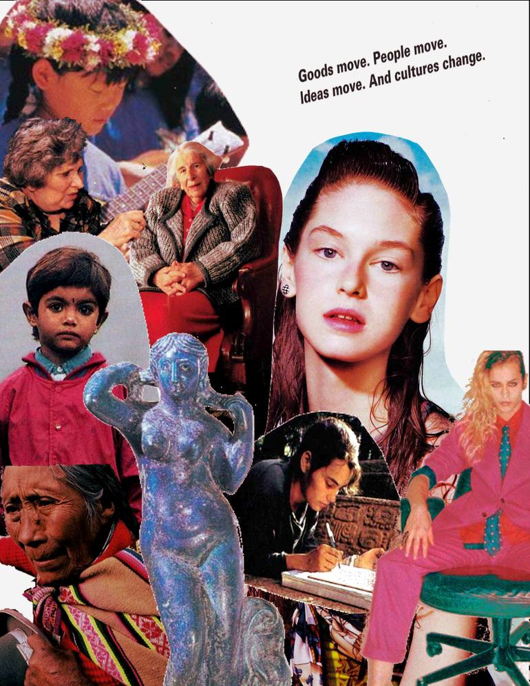 we are so many different things Collage by Ellen Parsons | Saatchi Art