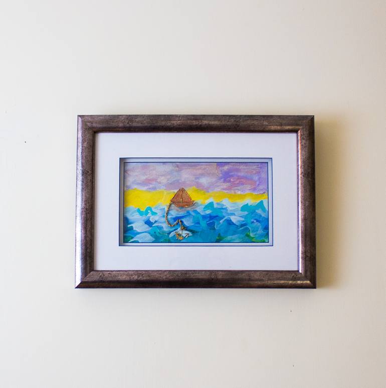 Lets cast anchor Painting by Emma Corcoran | Saatchi Art