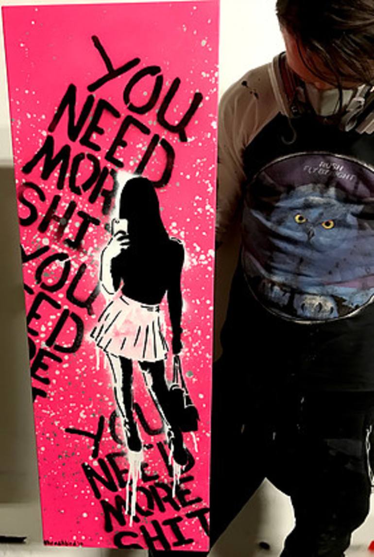 Need More Painting by Thrashbird art | Saatchi Art