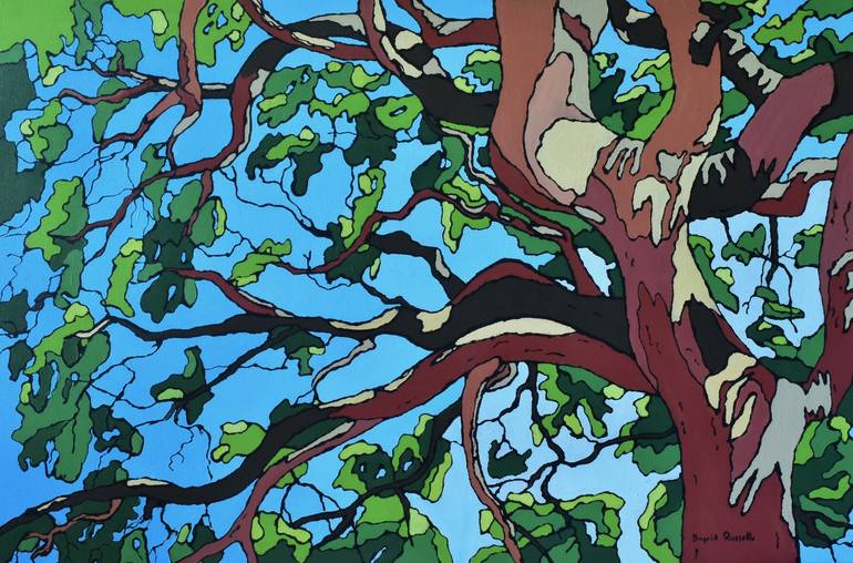 Angophora Painting by Ingrid Russell | Saatchi Art