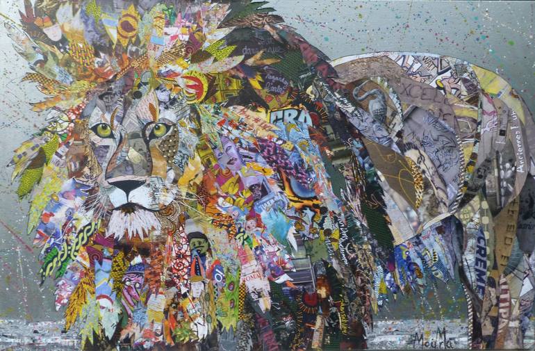 The Boss Collage by Moira McAinsh | Saatchi Art