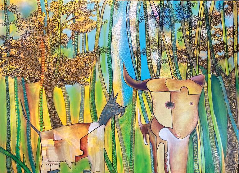 En el bosque Painting by Raul Rubio | Saatchi Art
