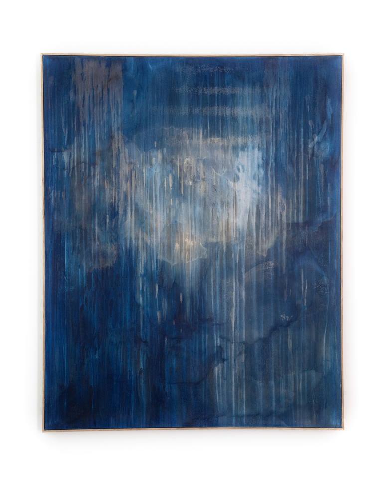 Blue Veil Painting by El Lovaas | Saatchi Art