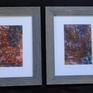 String Theory 1 & String Theory 2 (Mixed Media Set) Painting by Marie T ...