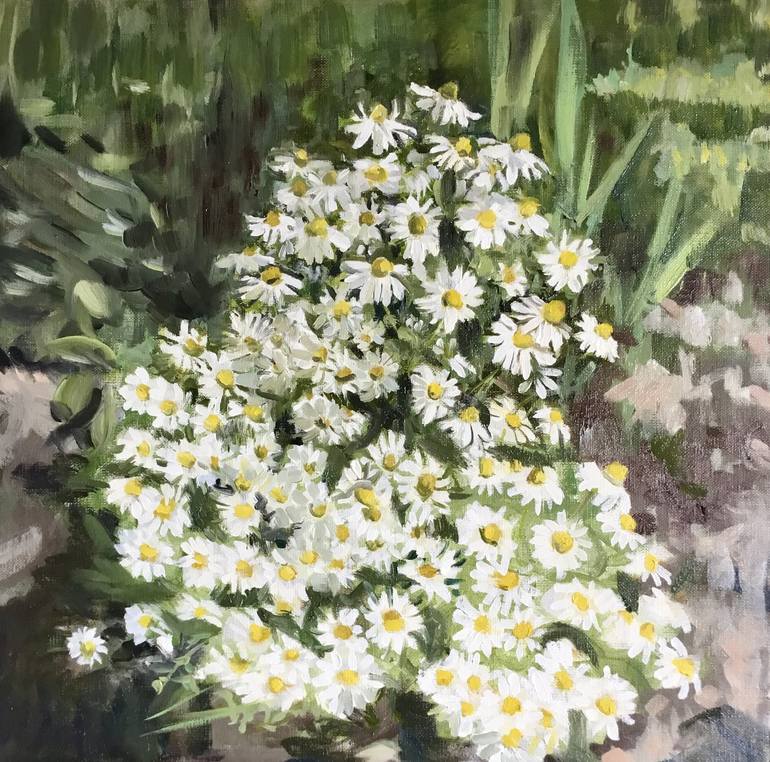 Down with the Daisies Painting by Jean Paton | Saatchi Art