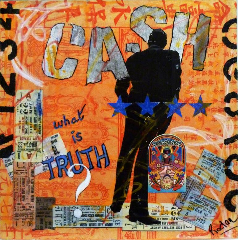 What Is Truth? Painting by Robyn Dansie | Saatchi Art