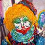 Chuckles the Clown Painting by Gerhardt Isringhaus | Saatchi Art