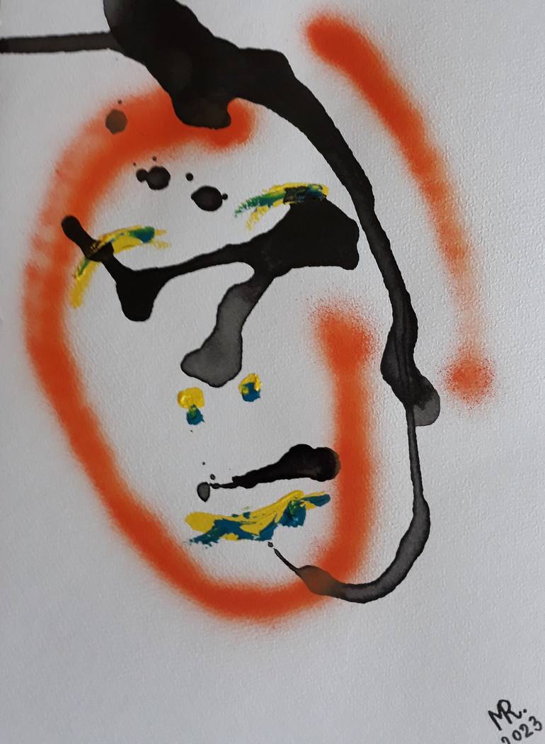 Graffiti-6. Painting by MARIE RUDA | Saatchi Art