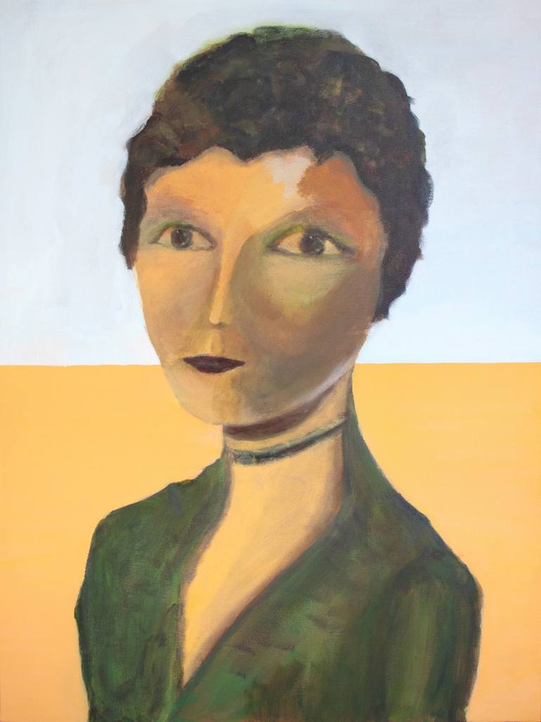 Study of a woman portrait LXII Painting by Paola Consonni | Saatchi Art