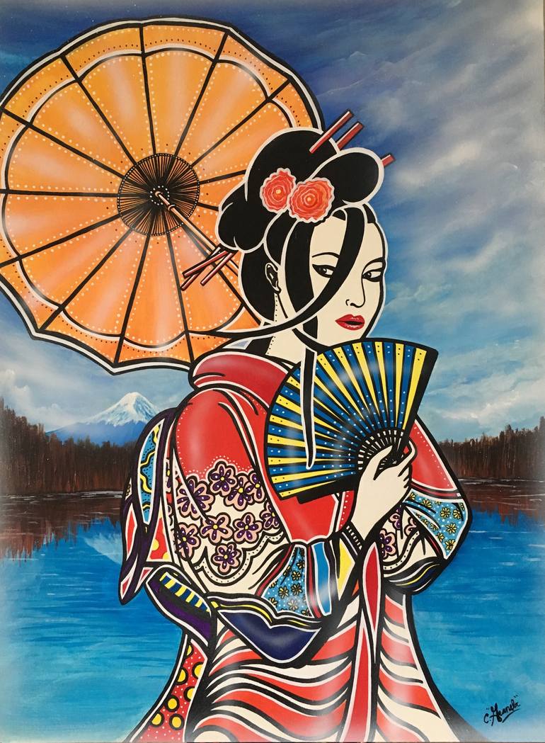 Yari San Painting by CARLOS GRANELA | Saatchi Art