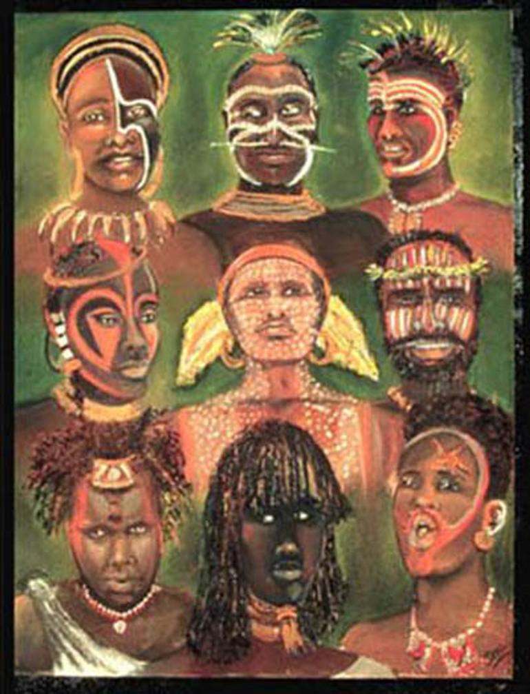 The Tribe Drawing by Ione Citrin | Saatchi Art