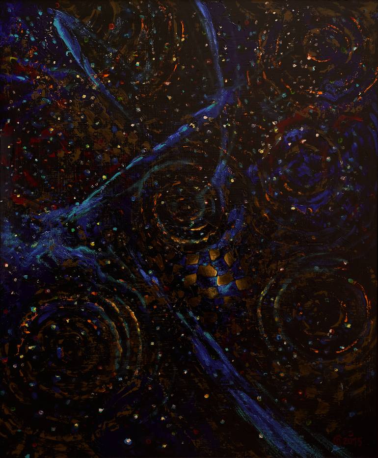 Phosphene Painting by Peter Serebrovskyi | Saatchi Art