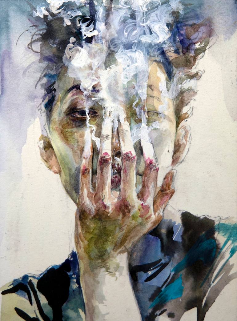 Blue Spring vol.311 Painting by Ko byung jun | Saatchi Art