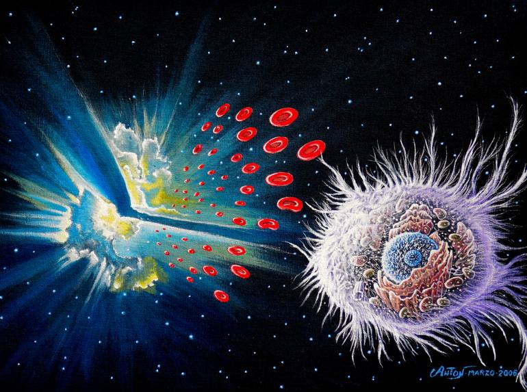 #7. Cell Formation Painting by Anton Luciano Pardo | Saatchi Art