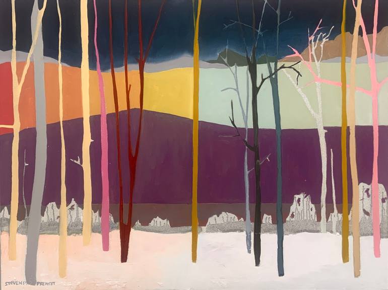 Beyond The Twilight Painting by Steven Page Prewitt | Saatchi Art