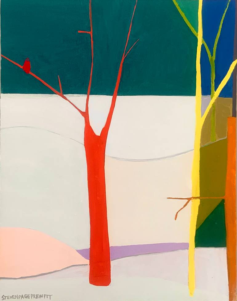 We Call Mr Cardinal Mr January Painting by Steven Page Prewitt ...
