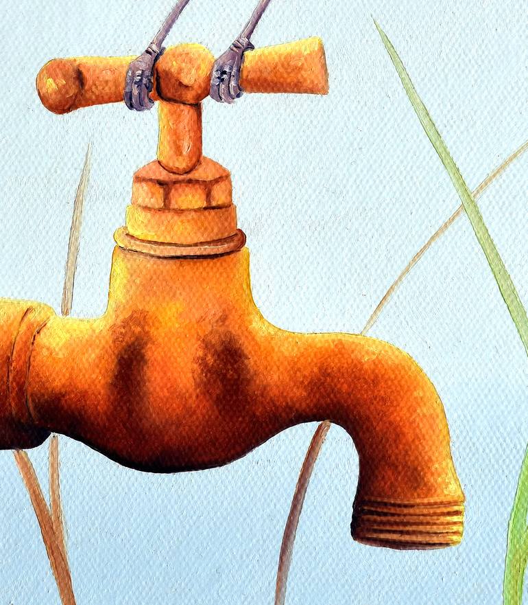 The Plumber Painting by Luna Vermeulen | Saatchi Art