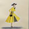 50’s fashion #47 Drawing by Ian Males | Saatchi Art