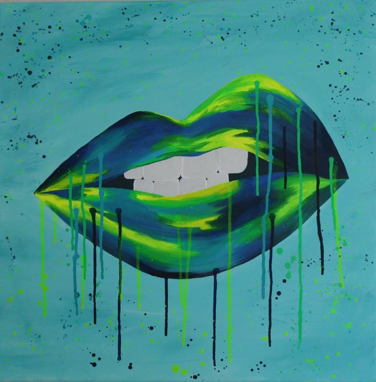 Sneer Painting by Sarah Sandmann | Saatchi Art