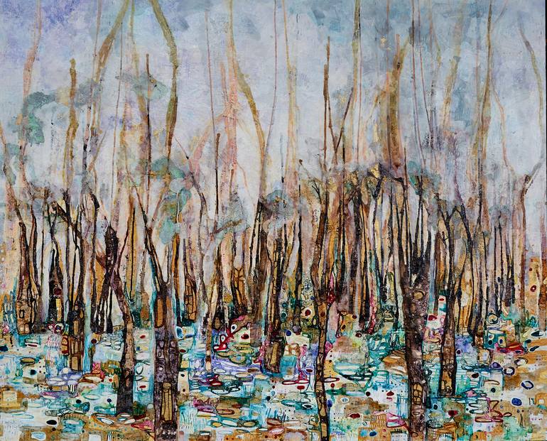 Australian Bush Painting by Sarah Boulton | Saatchi Art