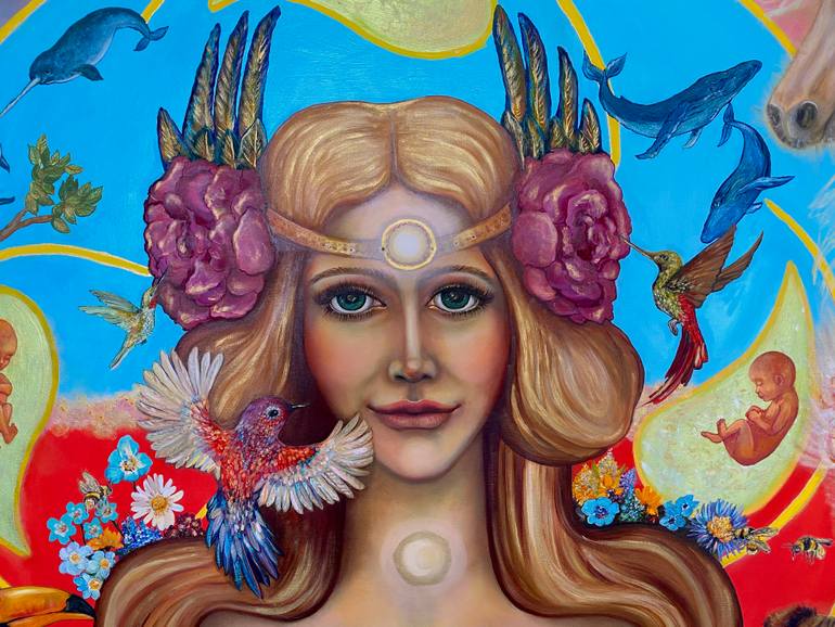 Mother Earth Painting by Nino Ponditerra | Saatchi Art