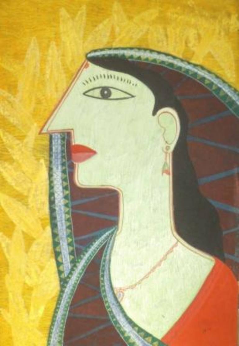 A POTRAIT Painting by Sujit Kumar Mishra | Saatchi Art