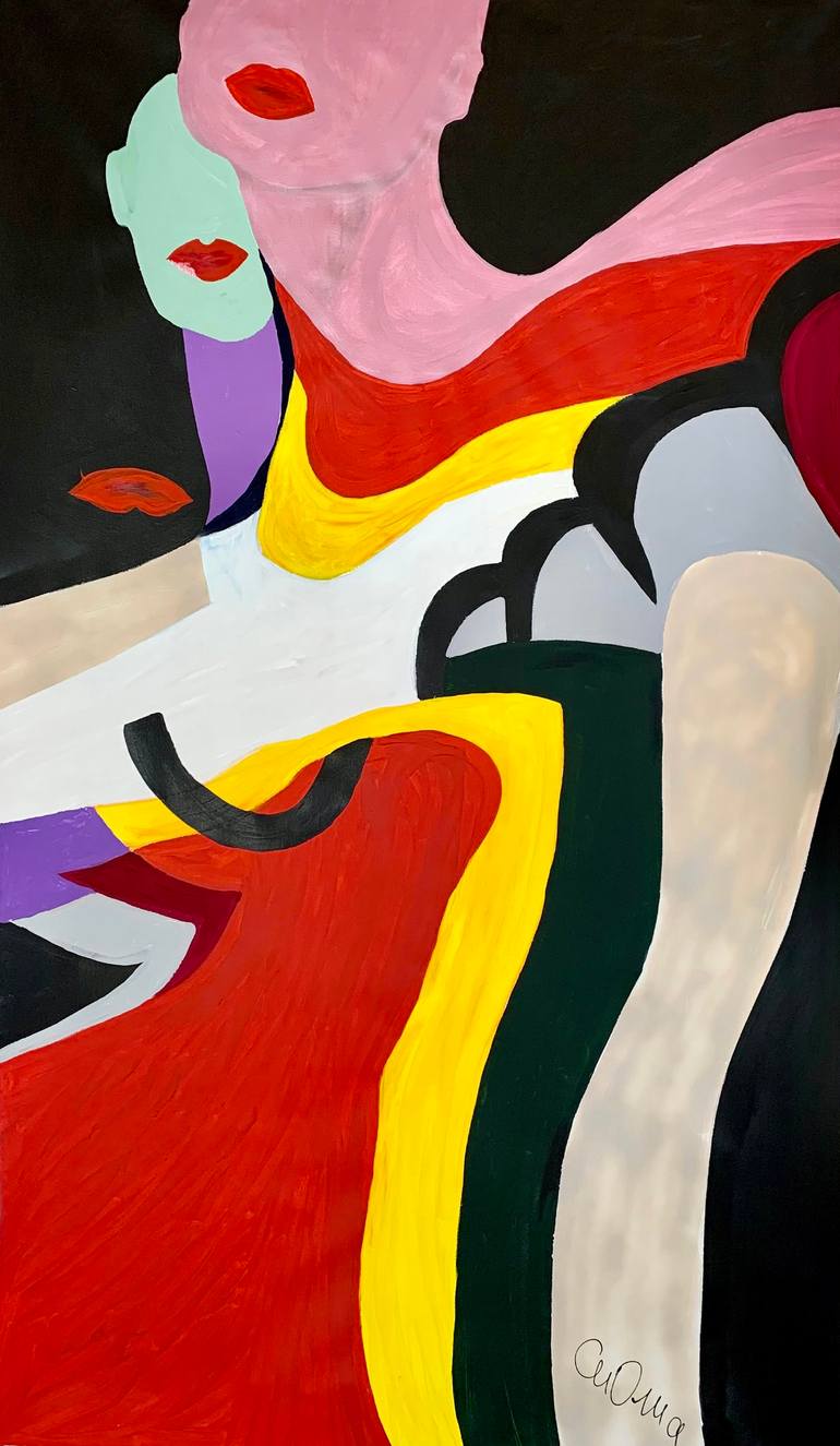 Subpersonalities of woman Painting by Siozha N | Saatchi Art