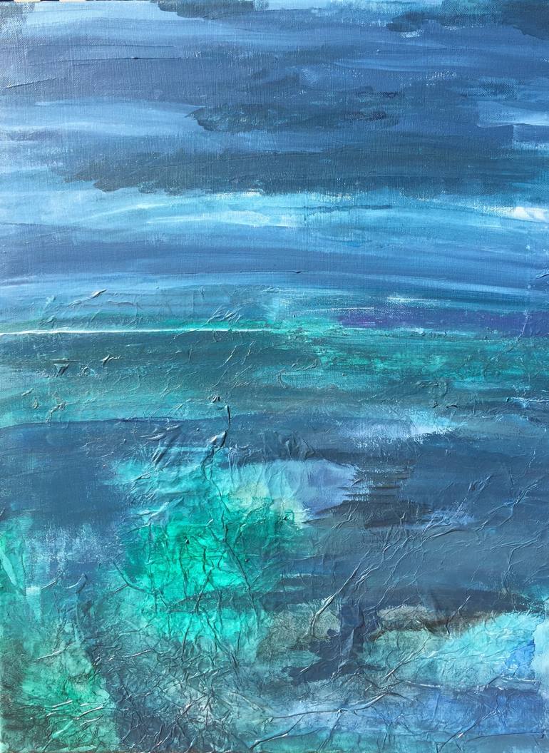 Surfacing Painting by Karen Kelly | Saatchi Art