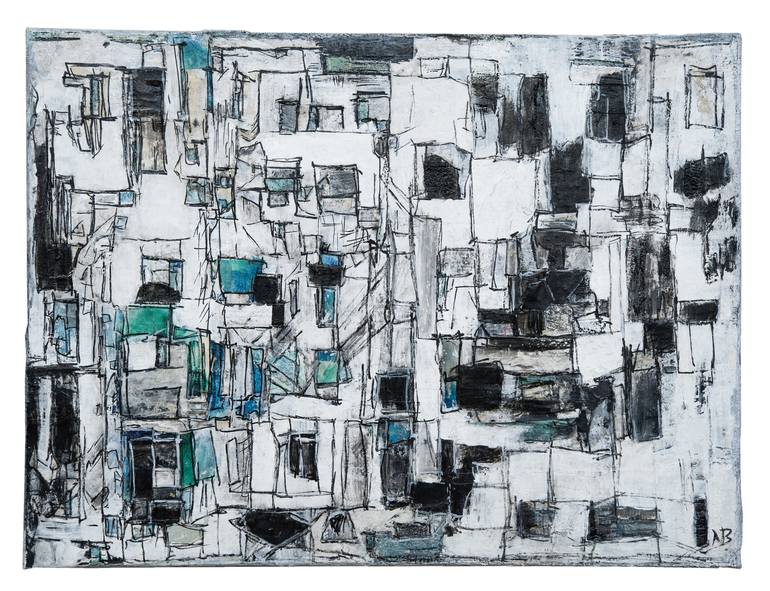 Labyrinthe / The Maze Painting by Nathalie Bergeron Duval | Saatchi Art