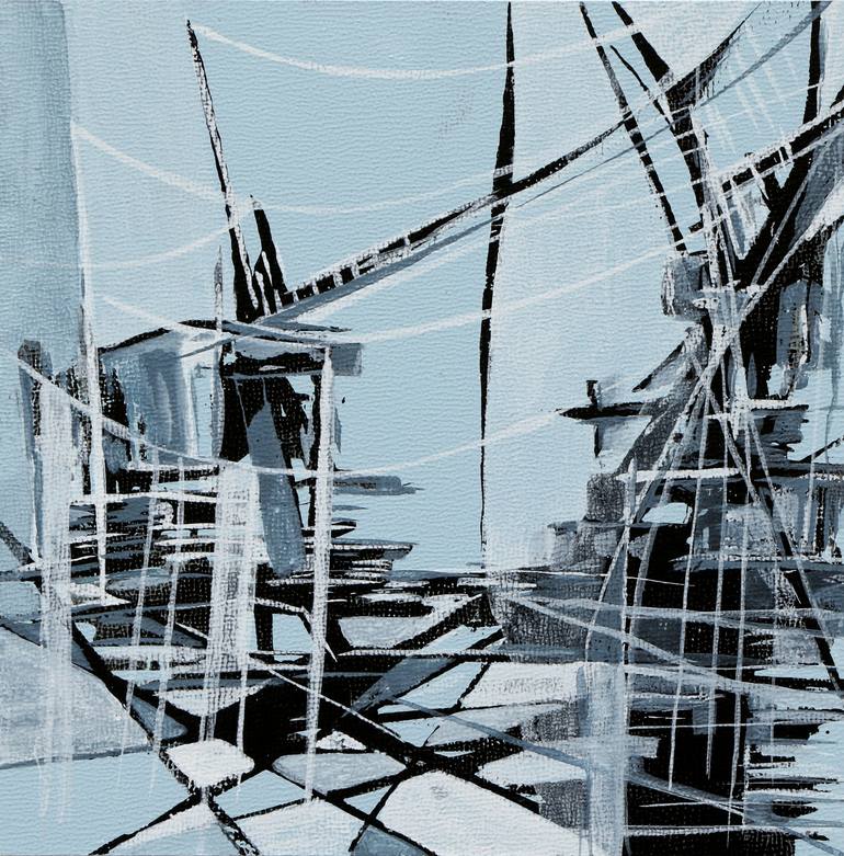 Blue of the Distance 2 Painting by Jodi Lightner | Saatchi Art