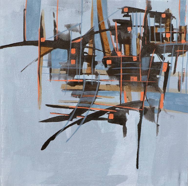 Unconscious Structure- house 3 Painting by Jodi Lightner | Saatchi Art