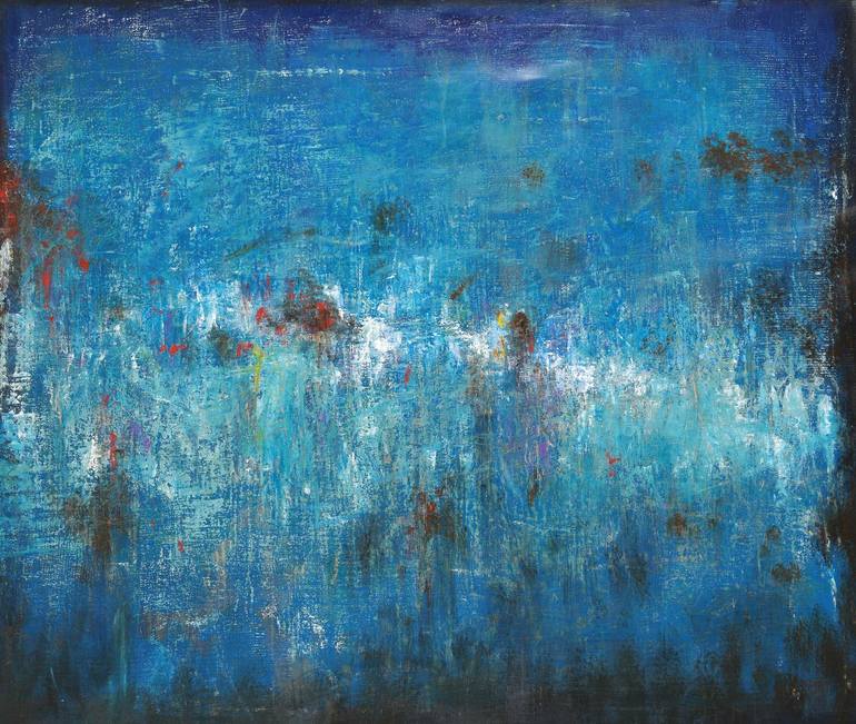 ''sky'', abstract painting Painting by Jan Fein | Saatchi Art