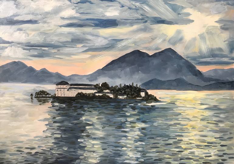 Isola Bella Painting by Kate Solohub | Saatchi Art