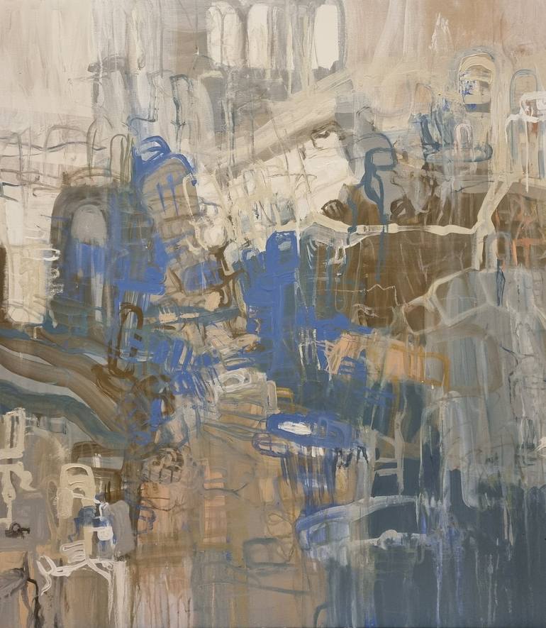 Australian Blue Painting by Andrea Edwards | Saatchi Art