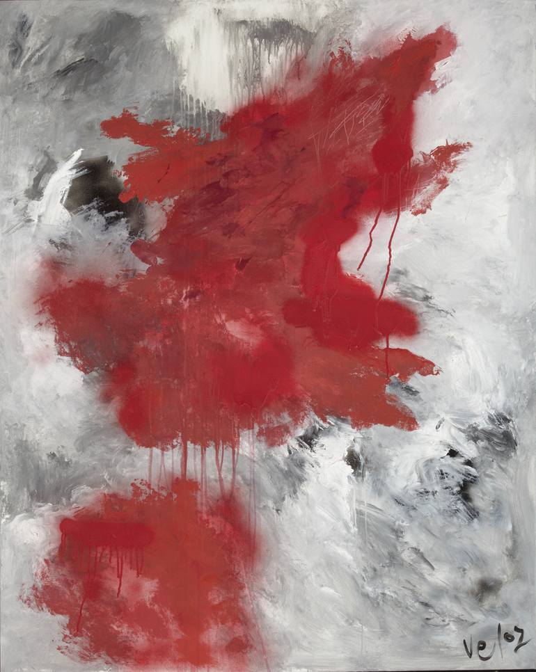 The Sacred Heart Painting by Ana Luisa Veloz | Saatchi Art