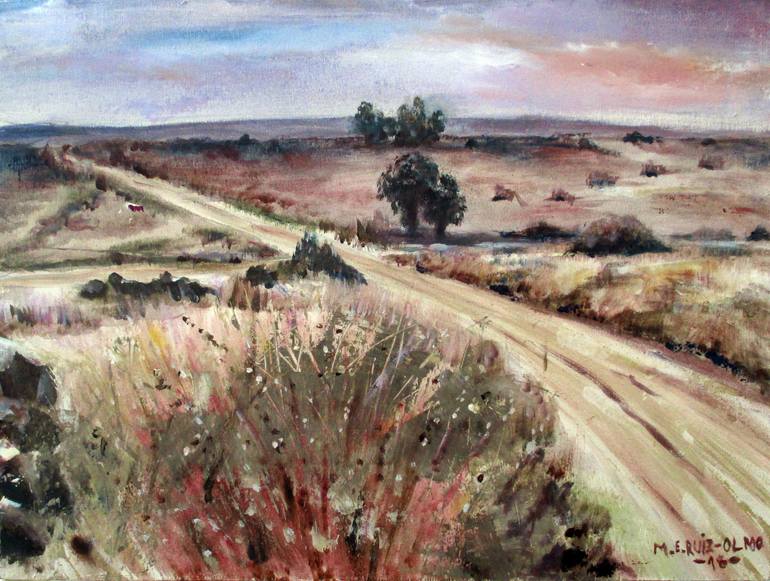 Drought Painting by Esperanza Ruiz-Olmo | Saatchi Art