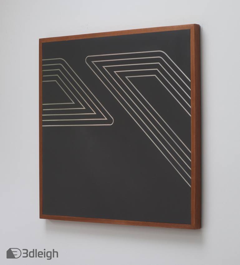 The Hard Line Painting by Leigh Christian | Saatchi Art