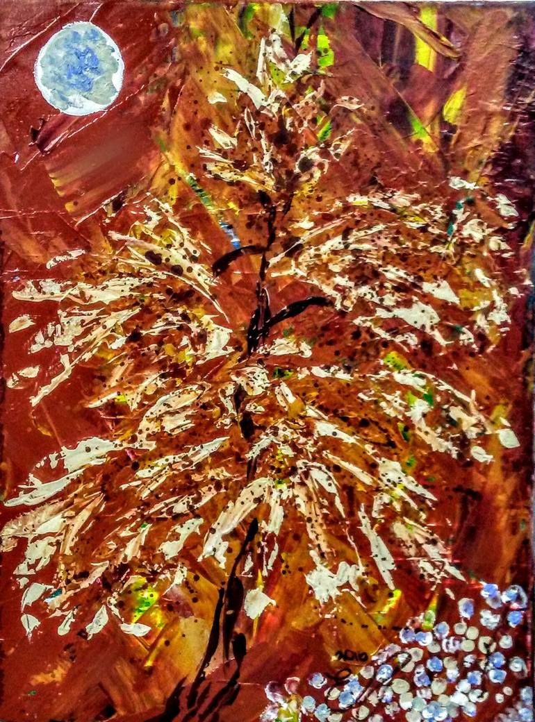 Autumn Burst Painting by Edwin Fuller | Saatchi Art