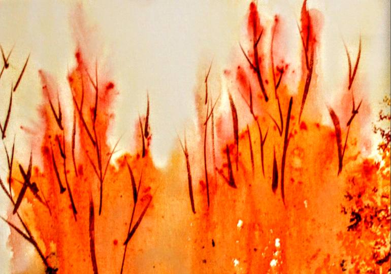 Beyond the Tall Grasses Painting by Edwin Fuller | Saatchi Art