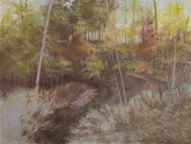 Woods and Water Painting by Benjamin Brode | Saatchi Art
