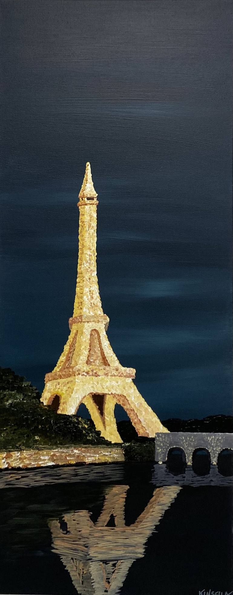 ILLUMINATING THE NIGHT Painting by Susan Kinsella | Saatchi Art