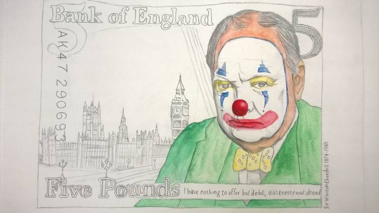 Capitalism Drawing by Garry Foster | Saatchi Art