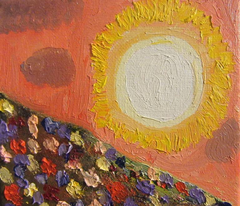 Sunset Hill Painting by Pamela Ruggiero | Saatchi Art