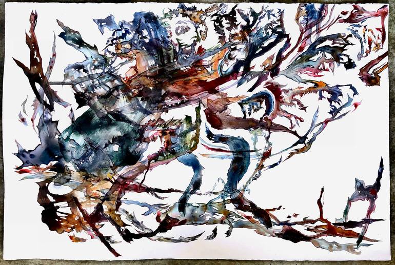 New Earth 22 Painting by Daniela Naomi Molnar | Saatchi Art