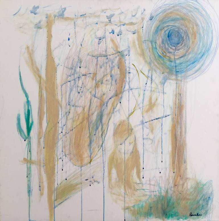 Enlightened One Painting by Christopher Diel | Saatchi Art